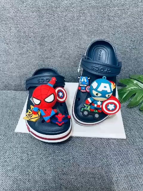 [TẶNG 12 STICKER] - Dép sục Cross Baya cho bé trai bé gái trẻ em màu ...