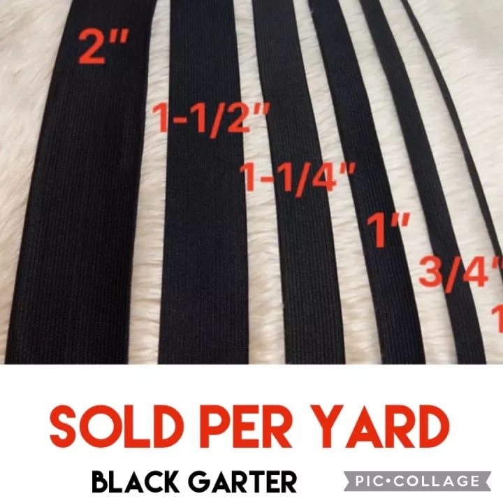ELASTIC GARTER 10 YARDS DIFFERENT SIZES TO CHOOSE FROM | Lazada PH