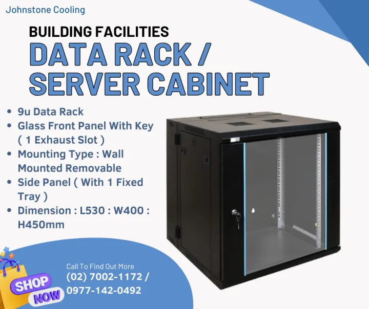 9U Data Rack Server Cabinet Network (Disassembled), Wallmounted Data ...