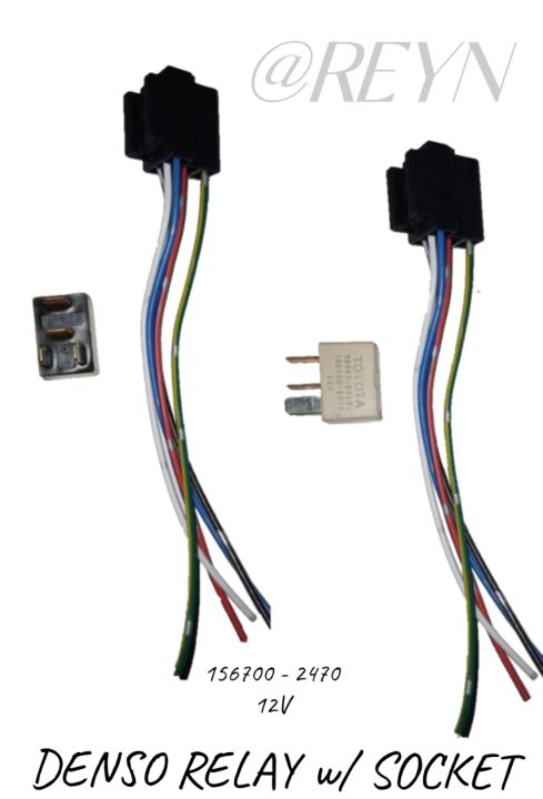 Denso Relay w/ Socket 12V 4 Pin Made in Japan 156700-2488 12V | Lazada PH