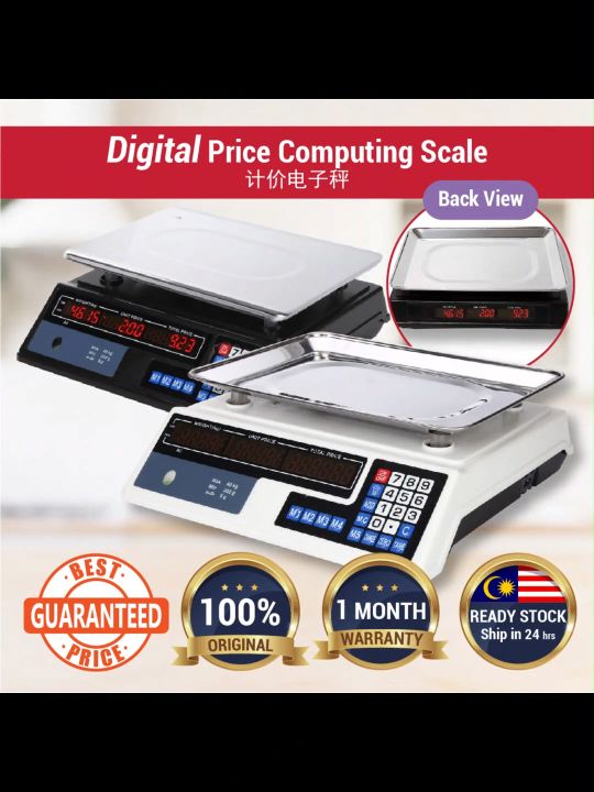 40kg Rechargeable Electronic market Counting Digital Price Scale ...