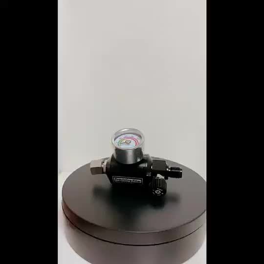 Paint Control Valve In Line High Performance Spray Regulator Aluminum Body trap Air Spray Gauge ...