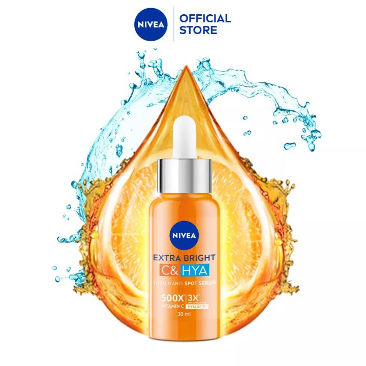 NIVEA Face Extra Bright C&Hya Vitamin Serum 30ml /Skin | Lazada