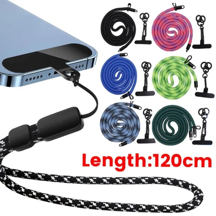 120cm Detachable Mobile Phone Lanyard Hanging Neck Strap Thick Anti ...