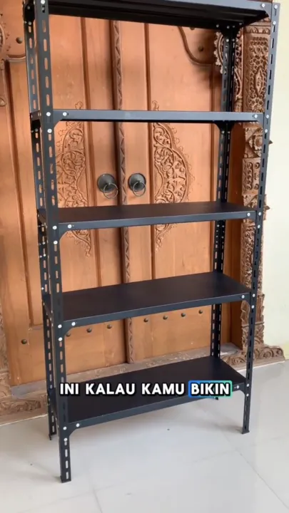 DIDA Rak Besi Serbaguna 5 Susun Rak Penyimpanan Dapur Toko Warung Kuat ...