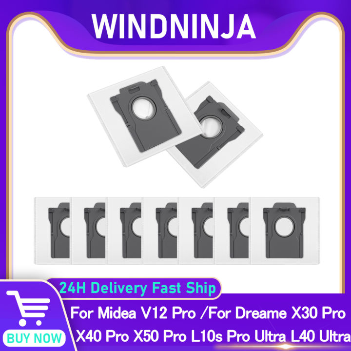 Dust Bags For Midea V12 Pro For Dreame X30 PRO X40 Pro X50 Pro L10s Pro ...