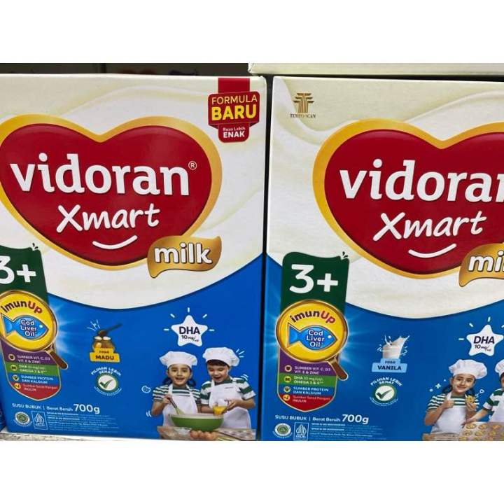Vidoran Xmart 3+ vanila / madu kemasan 700g | Lazada Indonesia
