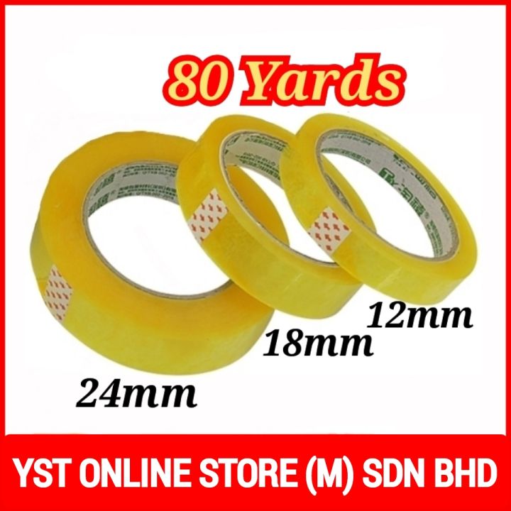 Yst Online Store Opp Stationery Tape 12mm 18mm 24mm 48mm Packing Tape ...