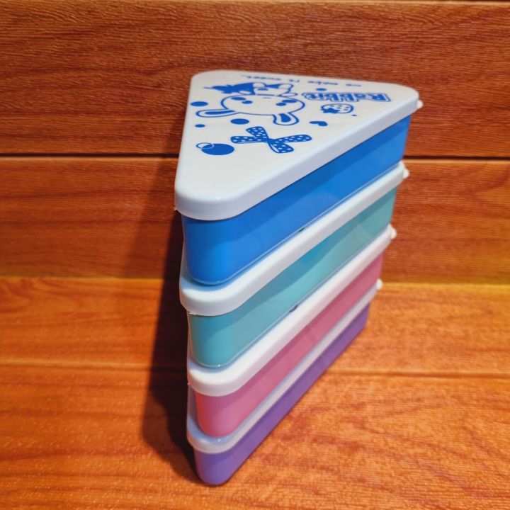 Lunch Box Segitiga / Tempat Makan Segitiga / Lunch Box Pizza / Tempat ...