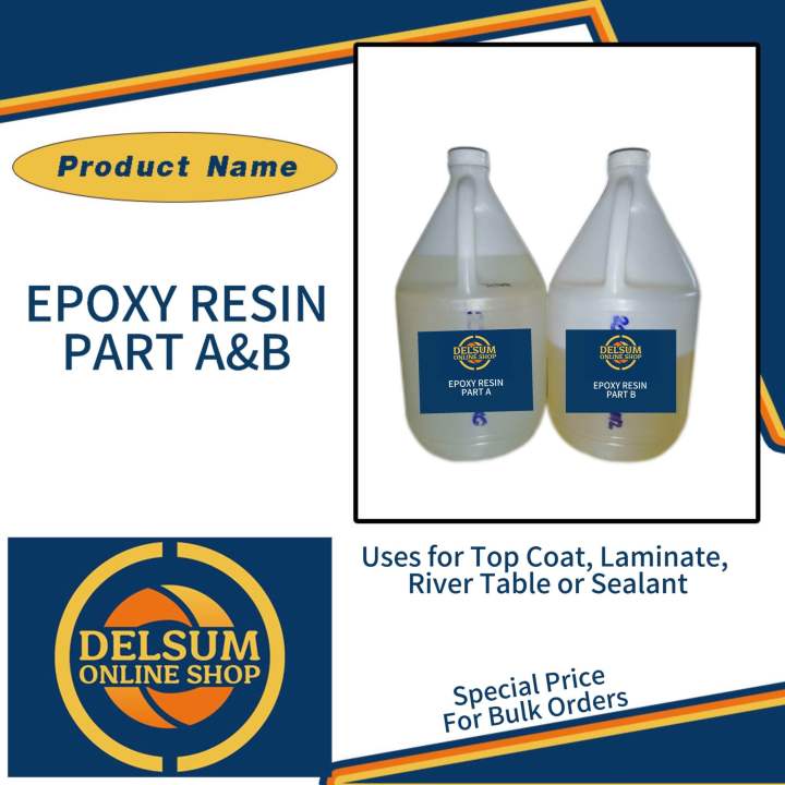 Epoxy Resin Gallon Part A and 2 liter Part B (2:1 Ratio) | Lazada PH