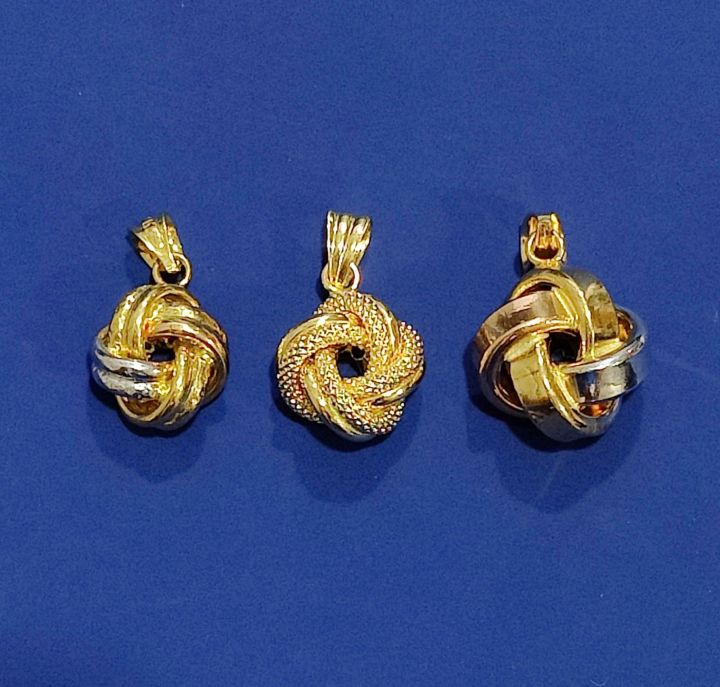 [COD available] Jewelry - 18K Saudi Gold - Knot Pendant (multiple ...