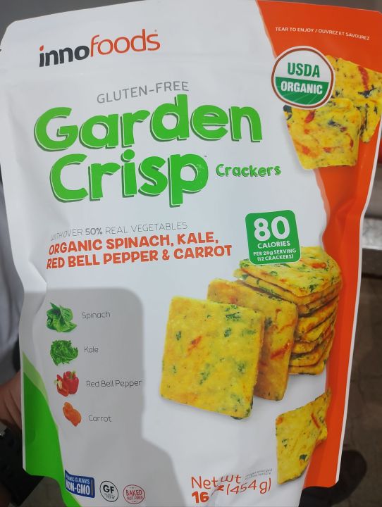 INNO FOODS GARDEN CRISP VEGETABLE CRACKERS 454G | Lazada PH