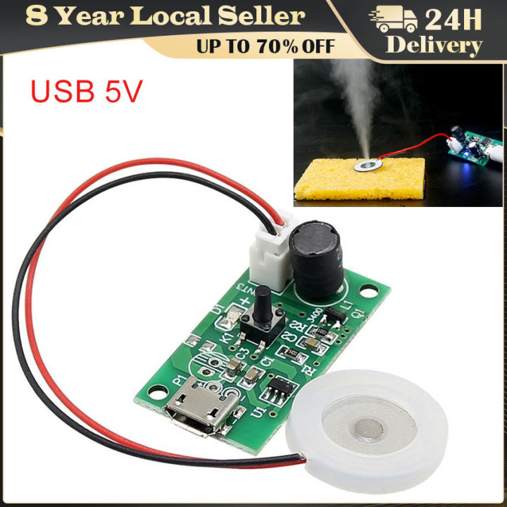 USB Type C Mini Humidifier Kits Mist Maker Driver Module Atomizer ...