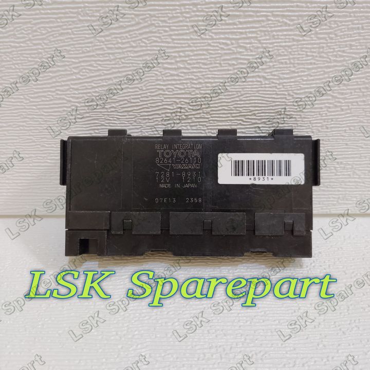 Relay Integration Fuse Box Toyota Innova - Fortuner - Hilux - Hiace ...