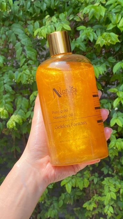 น้ำมันนวดตัวผสมทองคำ Pure Gold ผลิตจากน้ำมันคุณภาพ เกรดพรีเมี่ยม สำหรับ ...