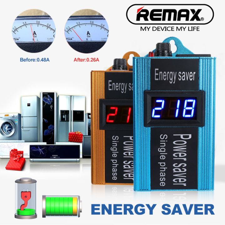 Remax Intelligent Power Saver Energy Saving Devices Smart Power Factor ...