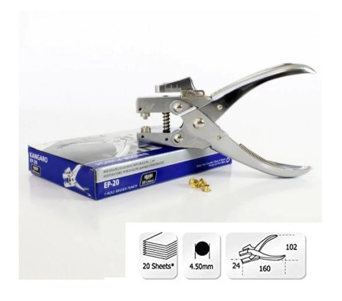 Kangaro EP-20 EP20 1 Hole Puncher / Eyelet Binder Punch / One Hole ...