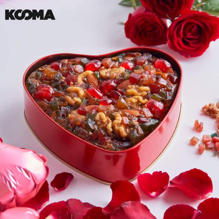 Kooma Valentines Special Brandy-Soaked Fruitcake Overloaded with Glazed ...