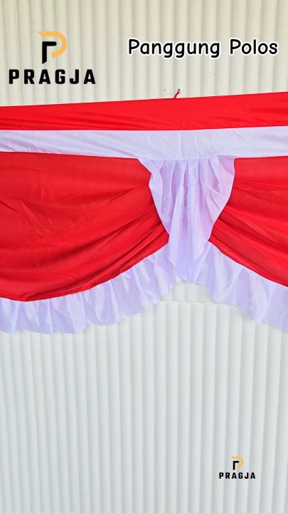 PRAGJA Bendera Indonesia Bendera merah putih polos Bendera Gapura ...