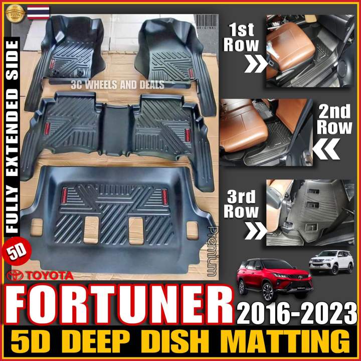 TOYOTA FORTUNER 2016-2023 5D DEEP DISH MATTING (Fortuner accessories ...