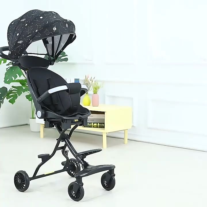 Mmflight stroller bayi dapat lipat traveling duduk Small size 2 Arah ...