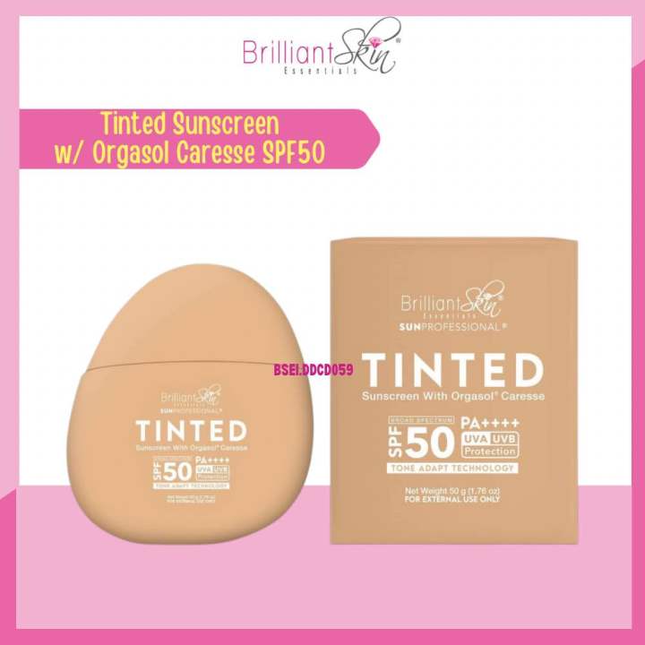 Brilliant Skin Tinted Sunscreen w/ Orgasol Caresse Spf50 | Lazada PH