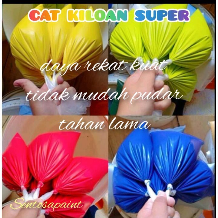 CAT TEMBOK 1KG/CAT DINDING/CAT KILOAN/CAT KAMAR BERKUALITAS KHUSUS ...