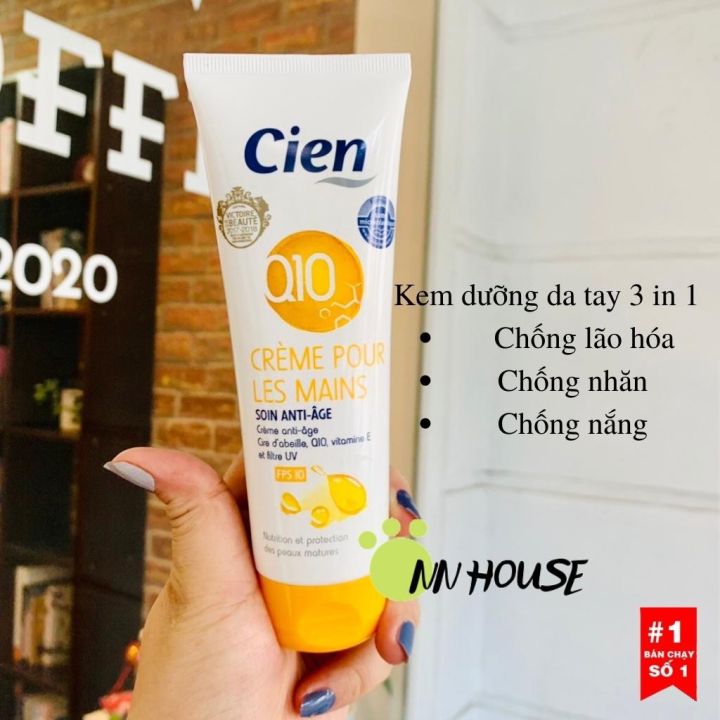 [Có Bill, Nội địa Pháp] Kem dưỡng da tay Q10 Cien dưỡng ẩm da, chống ...