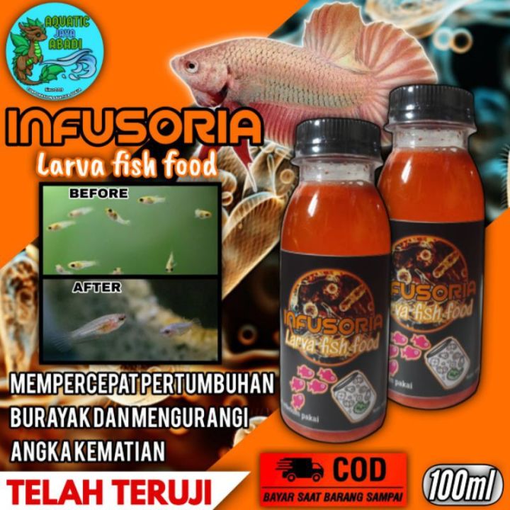 Infusoria Pakan Burayak Kemasan 100ml | Lazada Indonesia