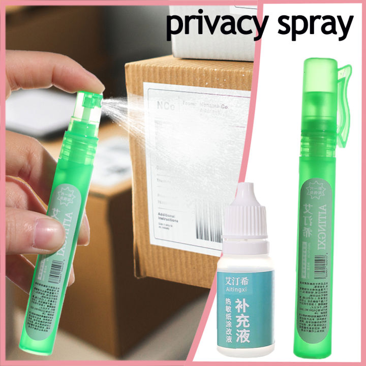 10ML Privacy Security Protection Spray Pen Remove Parcel Details on ...