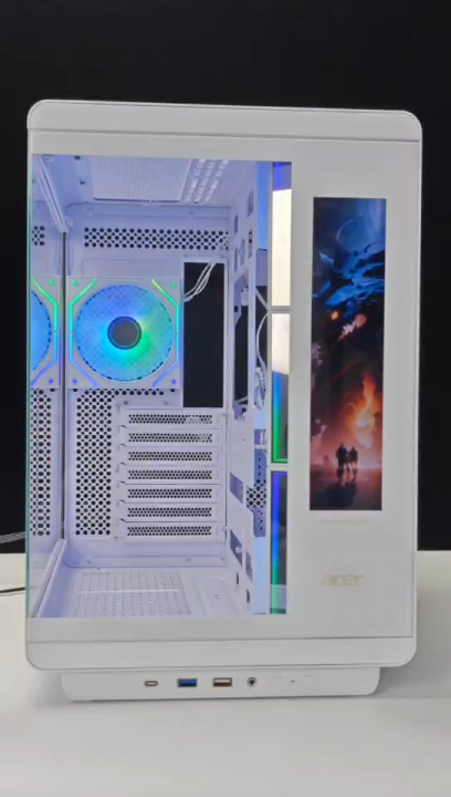 Acer Seaview Palace Pro Gaming PC Case With Argb 4Pcs Fan Screen ...