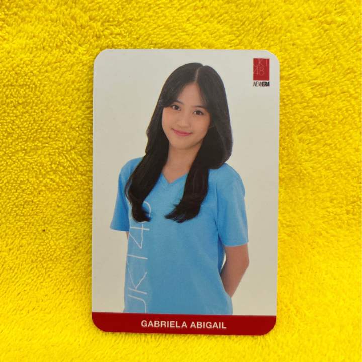 photocard member jkt48 gabriela abigail NTSY official | Lazada Indonesia