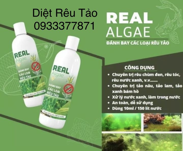 REAL ALGAE 100ml - Chuyên Xử Lý Các Loại Tảo và Rêu Hại, Nước Xanh cho ...
