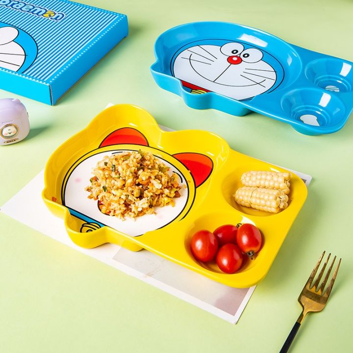 Doraemon Series Ceramic Plate Compartmentalised Plate Children Plates ...
