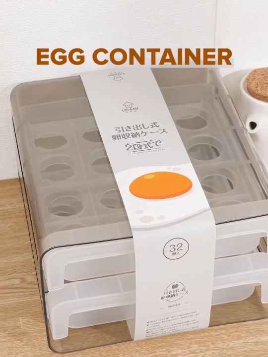 Drawer-type Egg Storage Box for Refrigerator, Special Kitchen Fresh ...