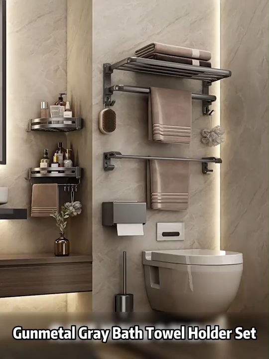 BITASSET High Quality 304 Stainless Steel Bathroom Stand Organizer Rack ...