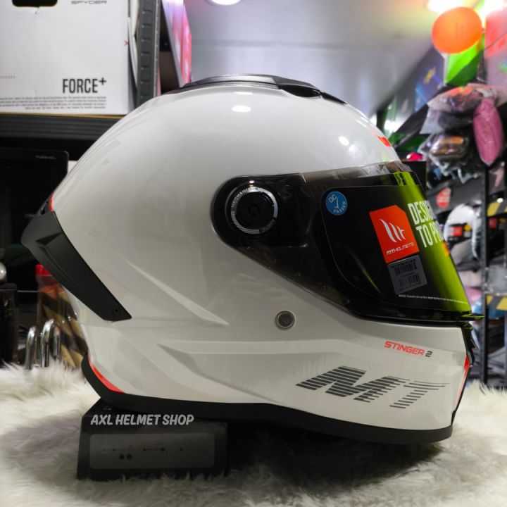 MT STINGER 2 Fullface Single Visor Helmet w/ Clear Visor | Lazada PH