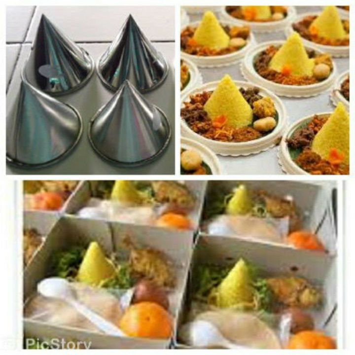 Cetakan Tumpeng Besar 22 cm - 30 cm alumunium | Lazada Indonesia