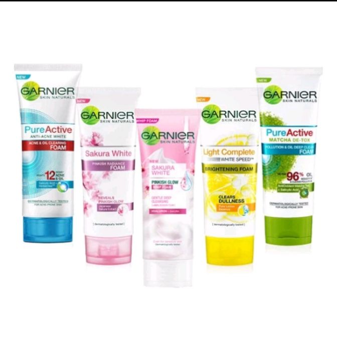 Garnier Face Wash | Garnier Sabun Muka | Facial Foam Garnier Bright ...