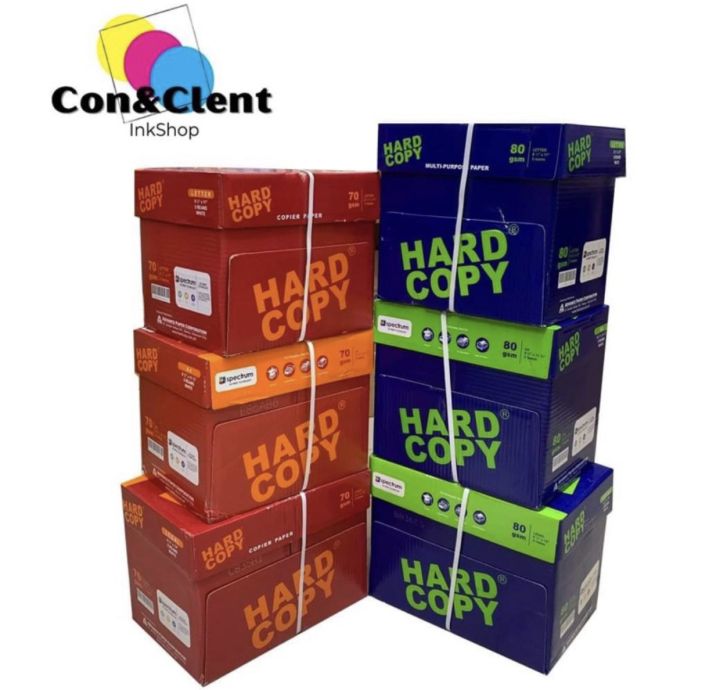 Hardcopy bondpaper 70gsm or 80gsm per box 5 reams | Lazada PH