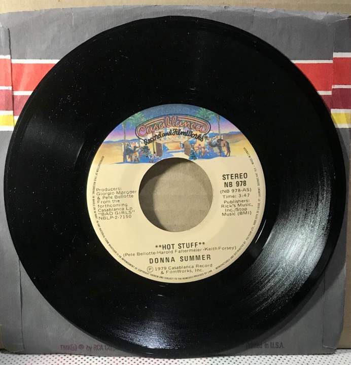 DONNA SUMMER Hot Stuff / Journey To The Centre Of Your Heart - 7" Vinyl | Lazada PH