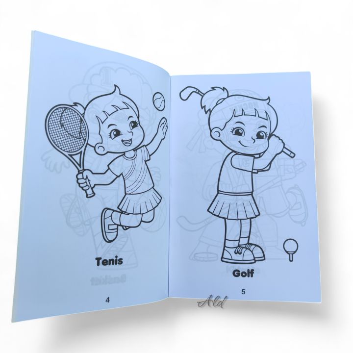 Buku Mewarnai Untuk Anak Paud dan TK / Smart Colouring Book / Belajar ...