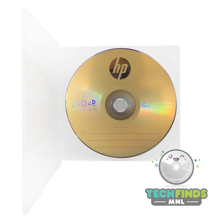 HP DVD+R / DVDR Double Layer 8.5GB Blank Disc with PP Slim Case (1 PC ...