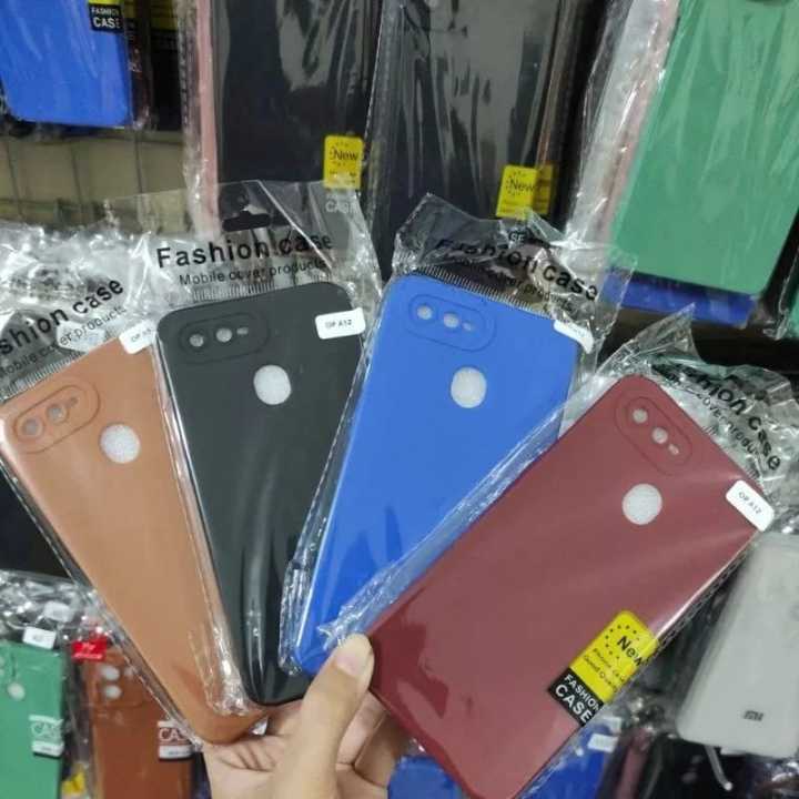 softcase casing hp OPPO A12/A5S/A7/A11/F9 slikon case macaron pro ...