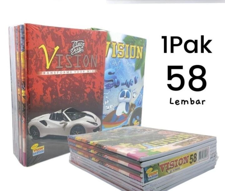 Buku Tulis Vision 58 Lembar (Satuan) | Lazada Indonesia