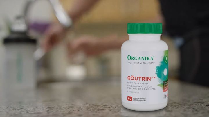 Organika Goutrin Gout Control Supplement - Relief for Gout Joint Pain ...