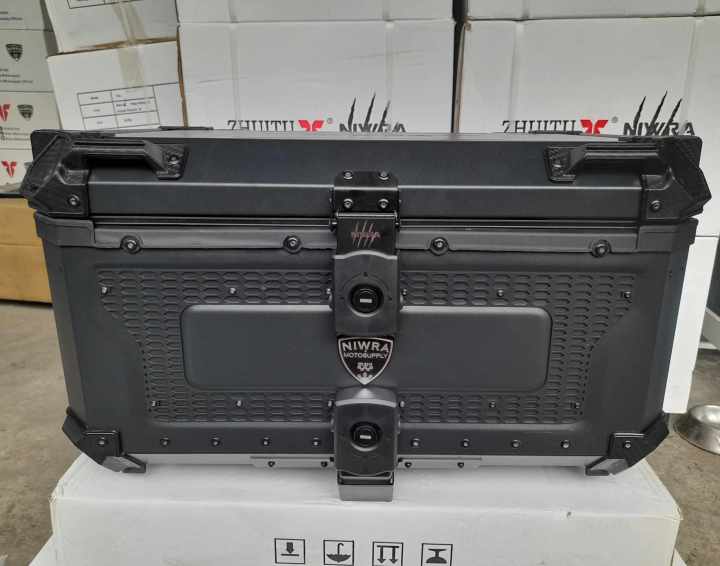 65LITERS NIWRA RAPTOR ALLOY TOPBOX WITH BACKREST | Lazada PH