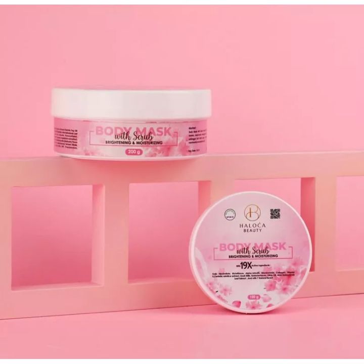 HALOCA BEAUTY ORIGINAL BODY BLEACHING MASK BOOSTER WITH KOJIC ACID ...