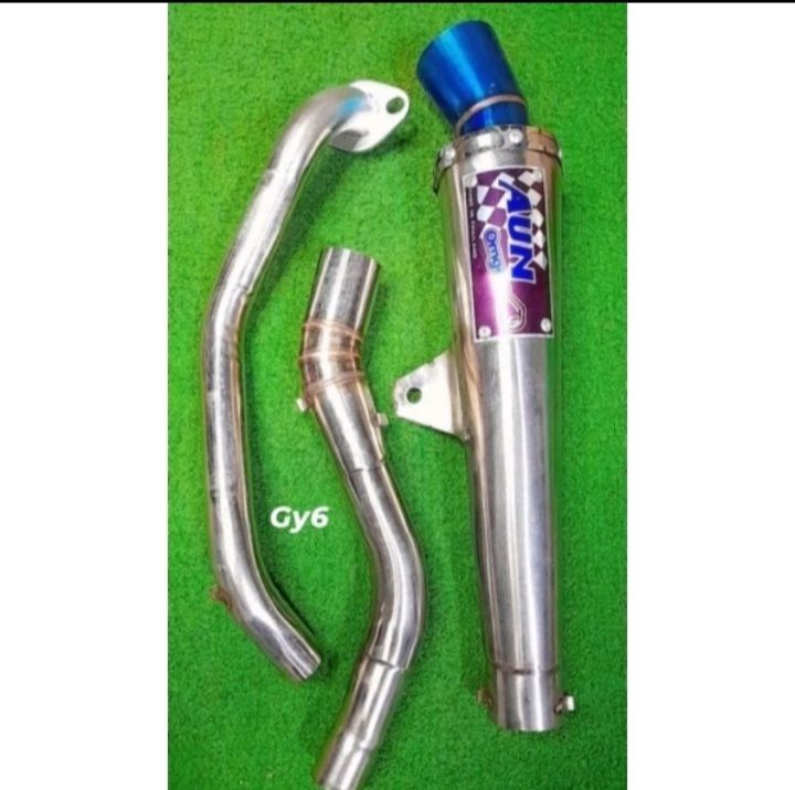 AUN PIPE CONICAL w/ free silencer GY6 | Lazada PH