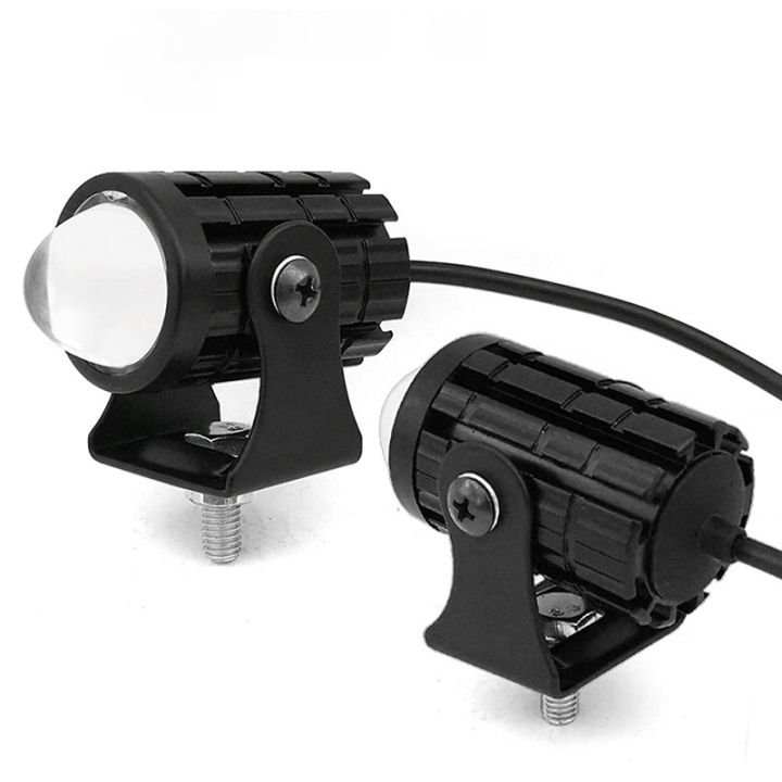 With Switch 2 PCS Mini Driving Light White+Yellow Pair of Universal ...